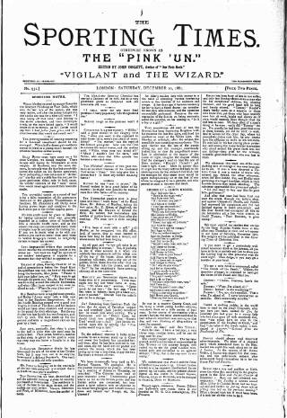 Sporting Times in British Newspaper Archive