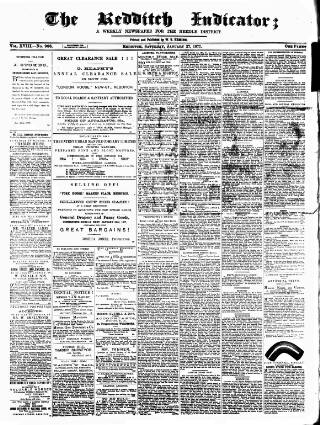 Redditch Indicator in British Newspaper Archive